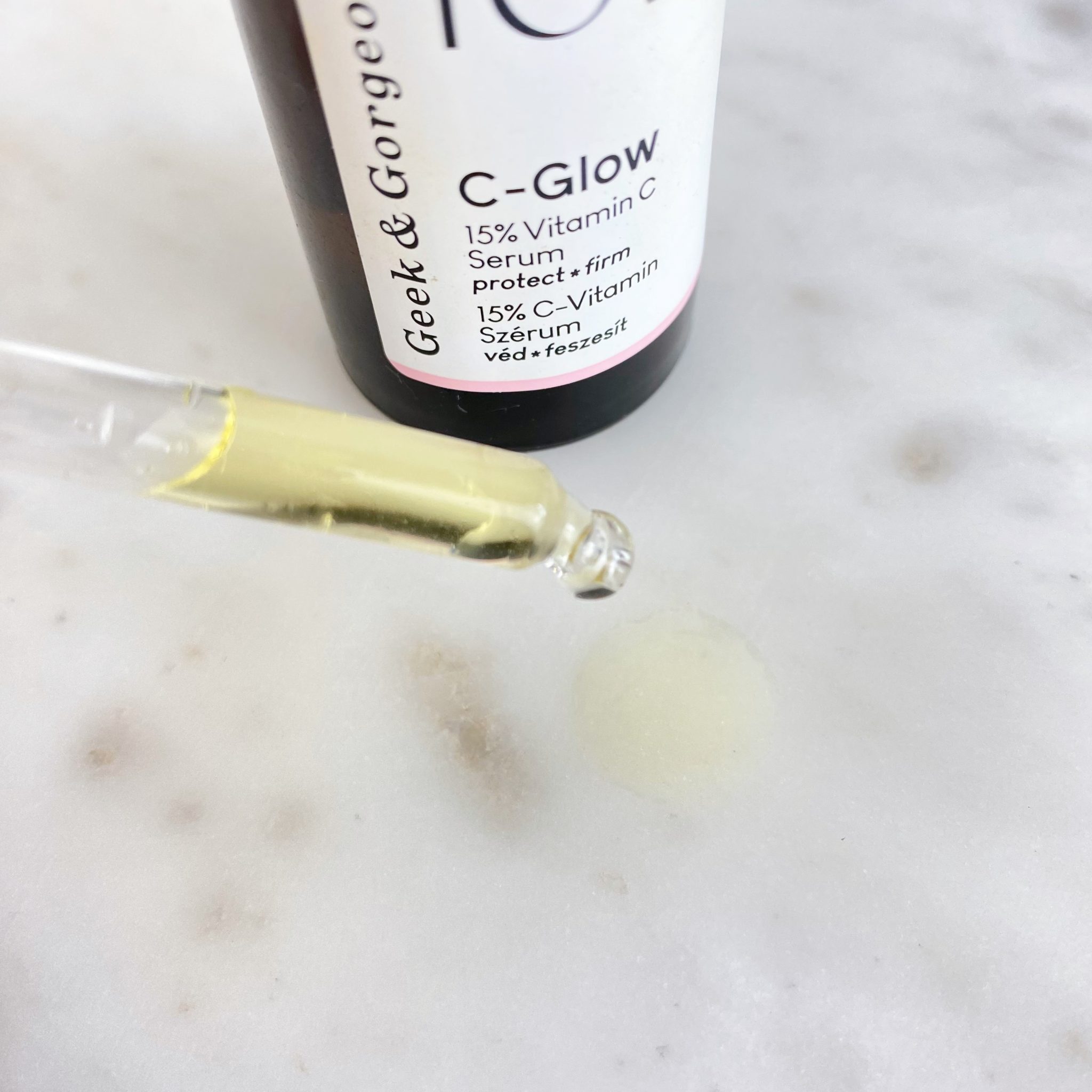 Geek and Gorgeous C-Glow Review - Skint Skincare
