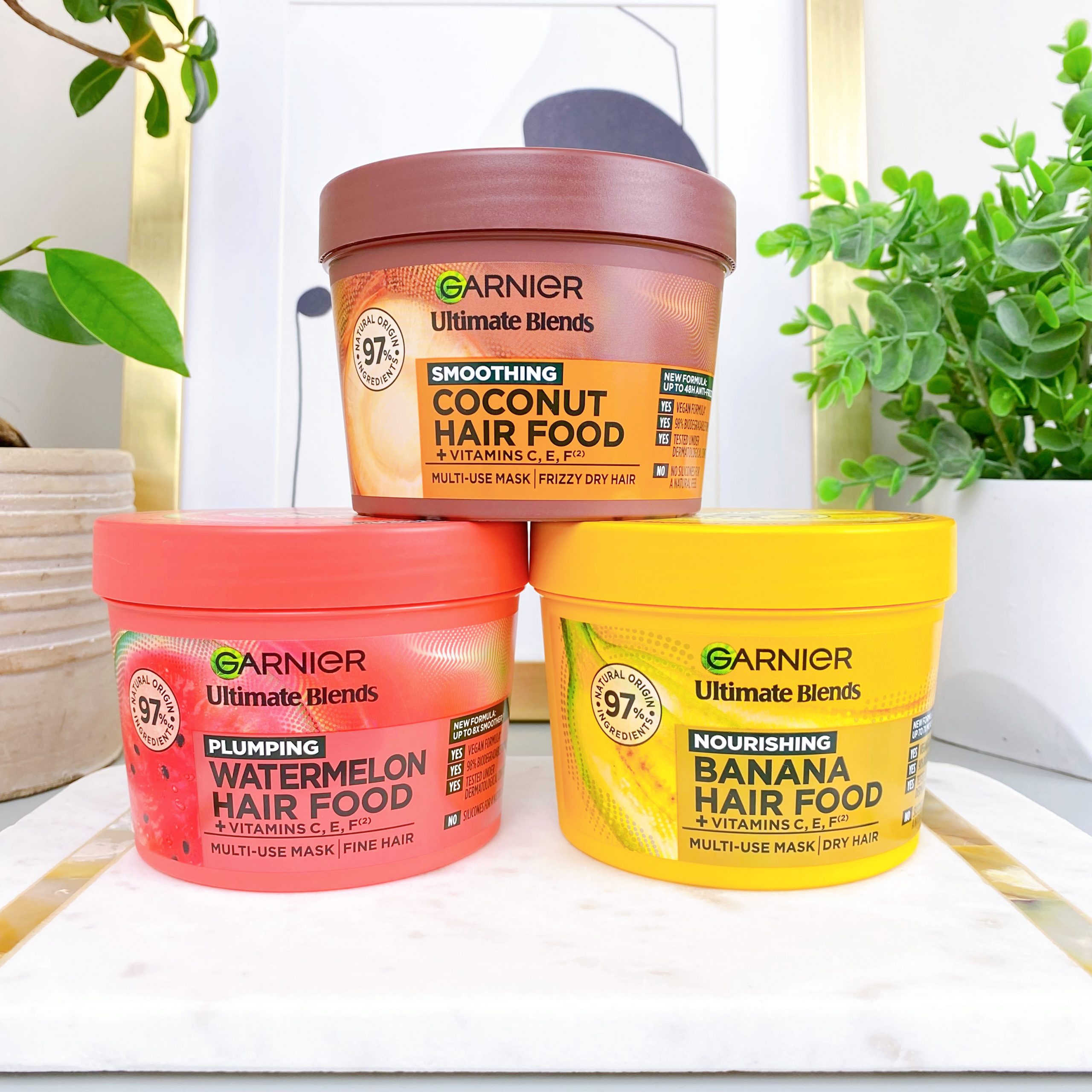 Garnier Ultimate Blends Hair Food Masks Review - Skint Skincare