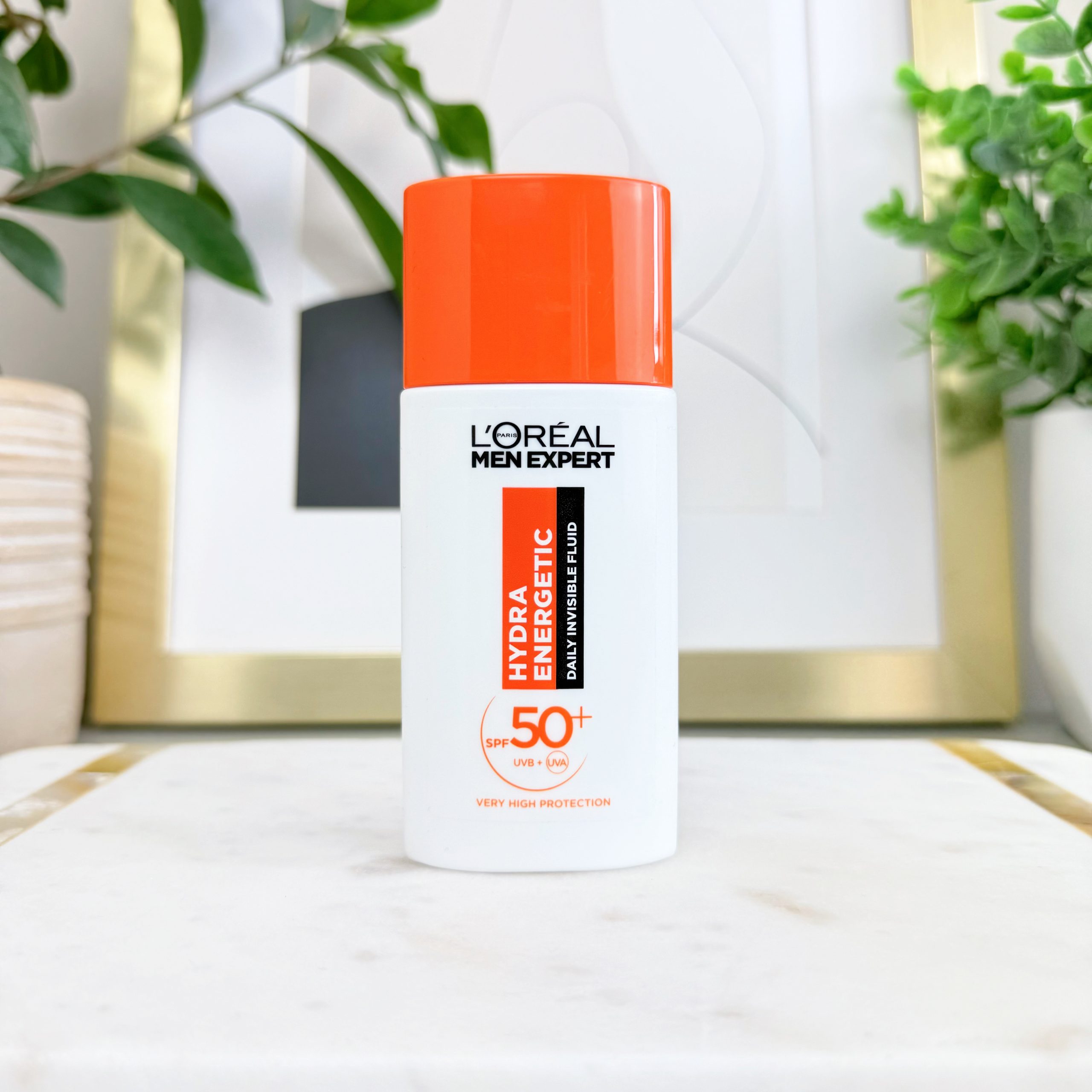 L'Oreal Men Expert Hydra Energetic Daily Invisible Fluid SPF50 Review ...