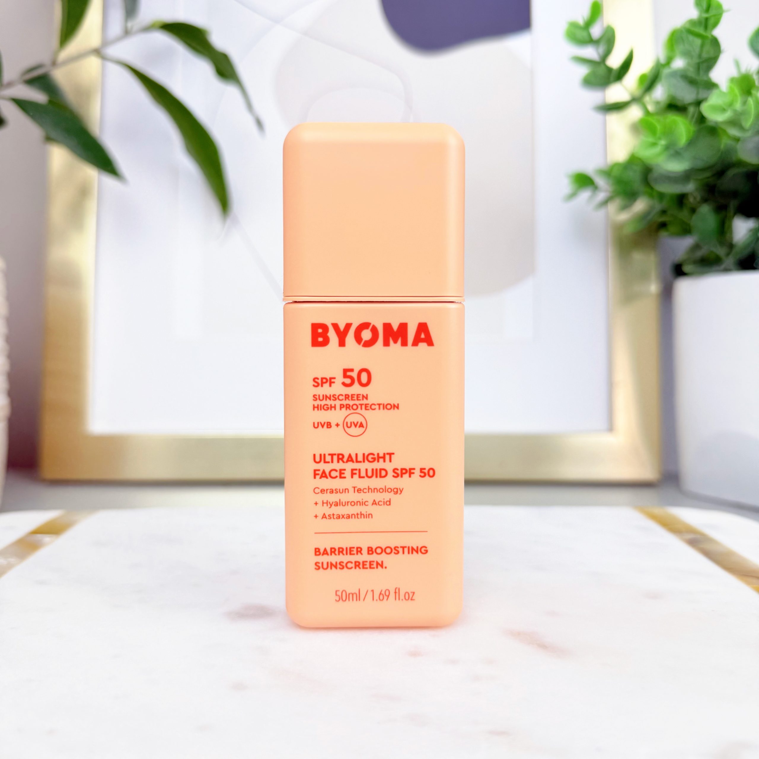 Byoma Ultralight Face Fluid SPF50 Review - Skint Skincare